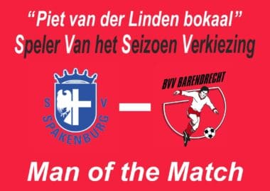 MAN OF THE MATCH Spakenburg - BVV Barendrecht | BVV Barendrecht
